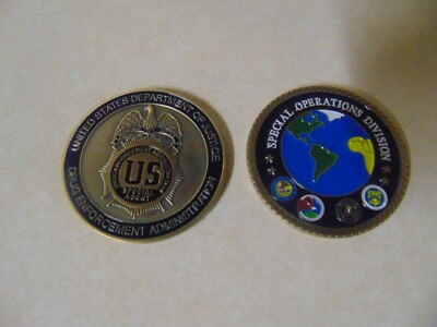 CHALLENGE COIN DRUG ENFORCEMENT ADMINISTRATION SPECIAL OPERATIONS ...