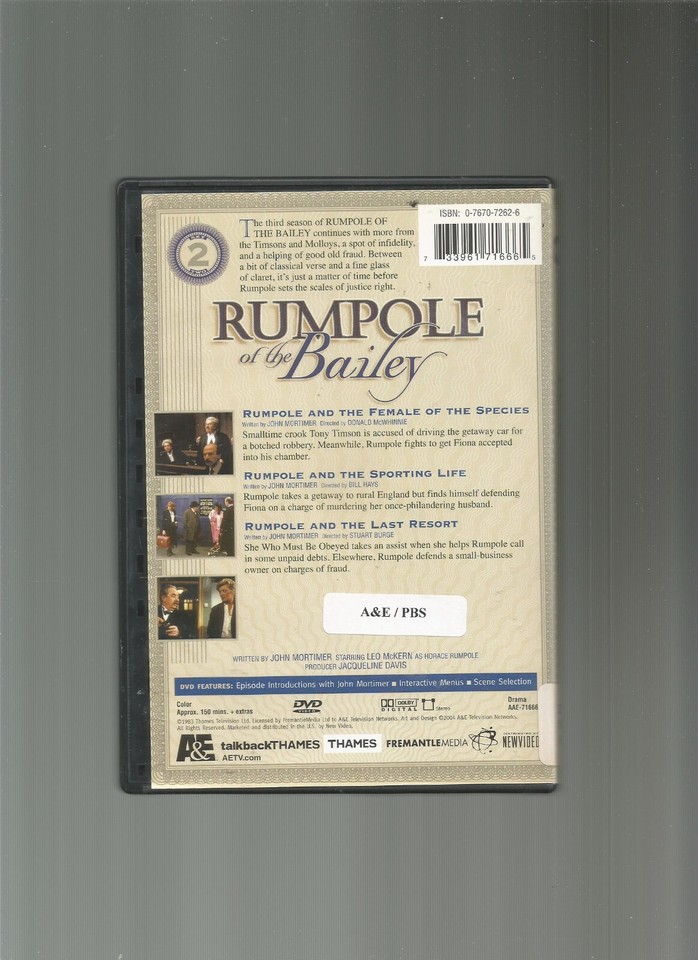 Rumpole Of The Bailey - Set 2 Volume 2, Leo Mckern, DVD | eBay