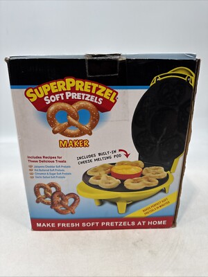 Smart Planet SUPER PRETZEL Soft Pretzels Maker With Cheese Warmer-Open Box | eBay
