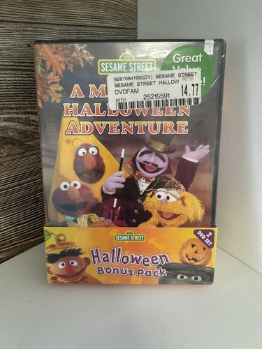 Sesame Street Halloween Bonus Pack 2-Disc DVD Bundle (New/Sealed) Elmo ...
