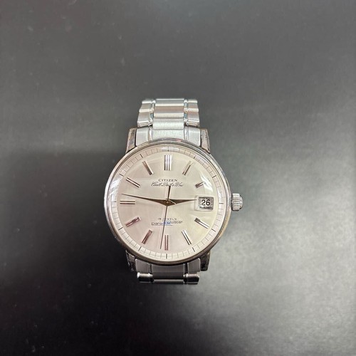 Citizen Uni Auto Data 19J Automatic Watch 43mm Used with 18cm Band | eBay