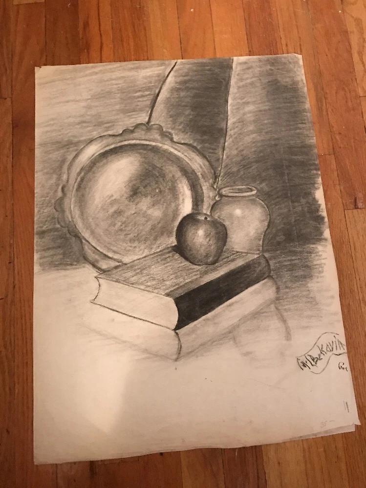 Still Life Drawings Of Books