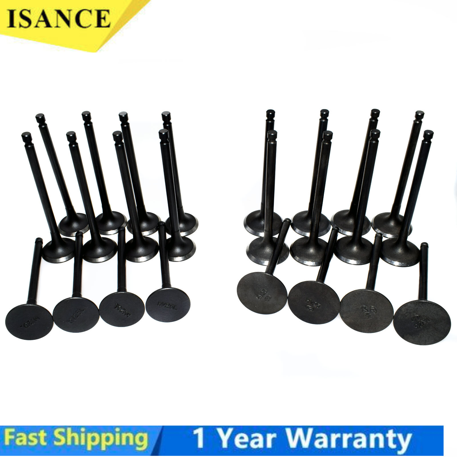24 Pcs Inlet Outlet Engine Valve For Hyundai Tucson Sonata Tiburon Kia ...