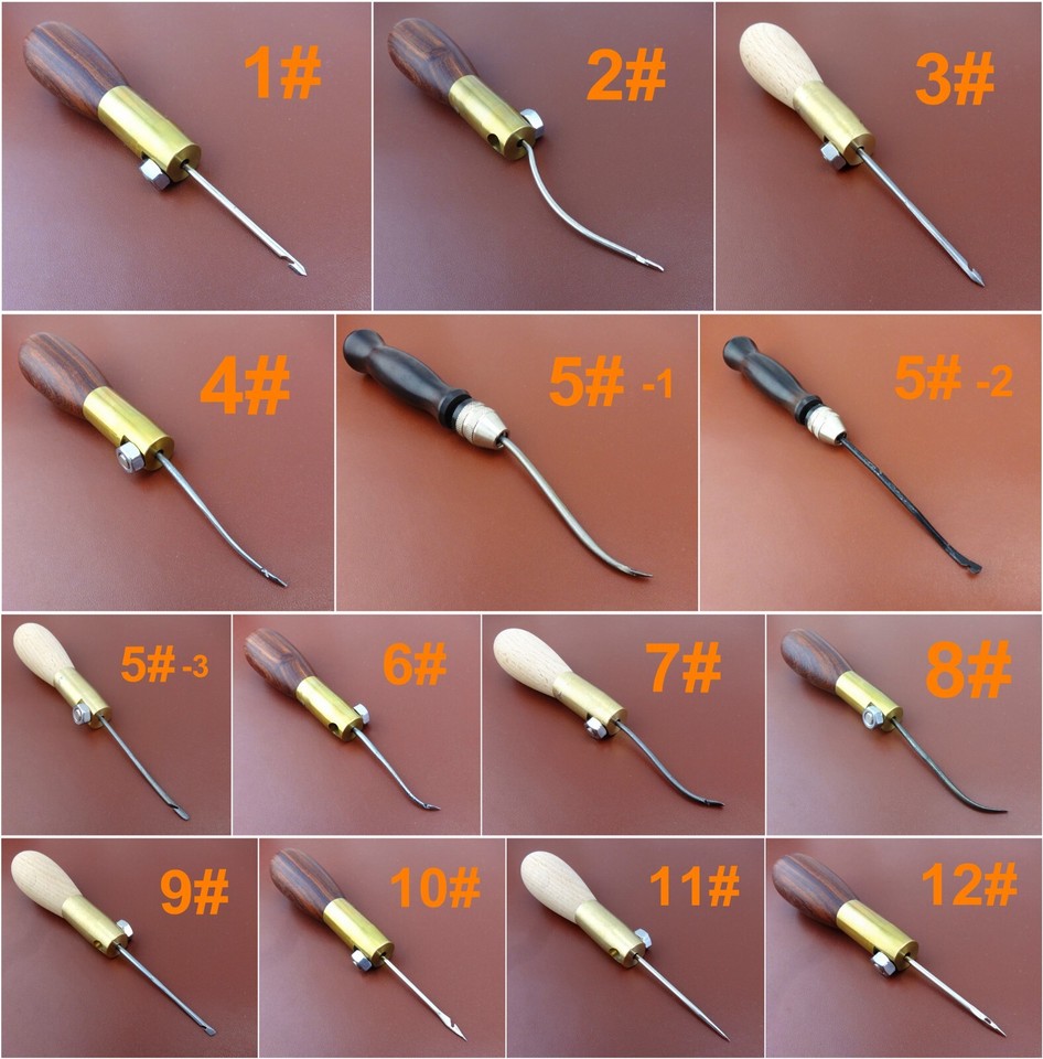 1pc 6# Leather Craft Shoemaker Cobbler Sewing Stitching Arc Hook Needle ...