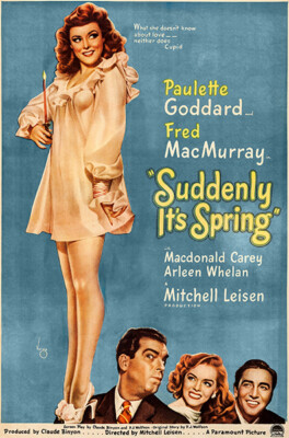 Suddenly It's Spring - 1947 - Poster | eBay