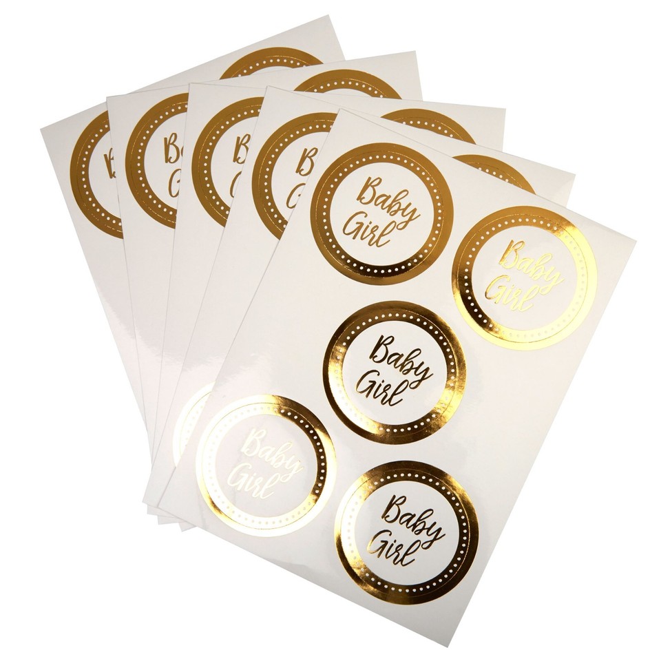 Neviti Baby Mädchen - 25 Sticker Set Neu Baby Shower Taufe Geburtstag ...
