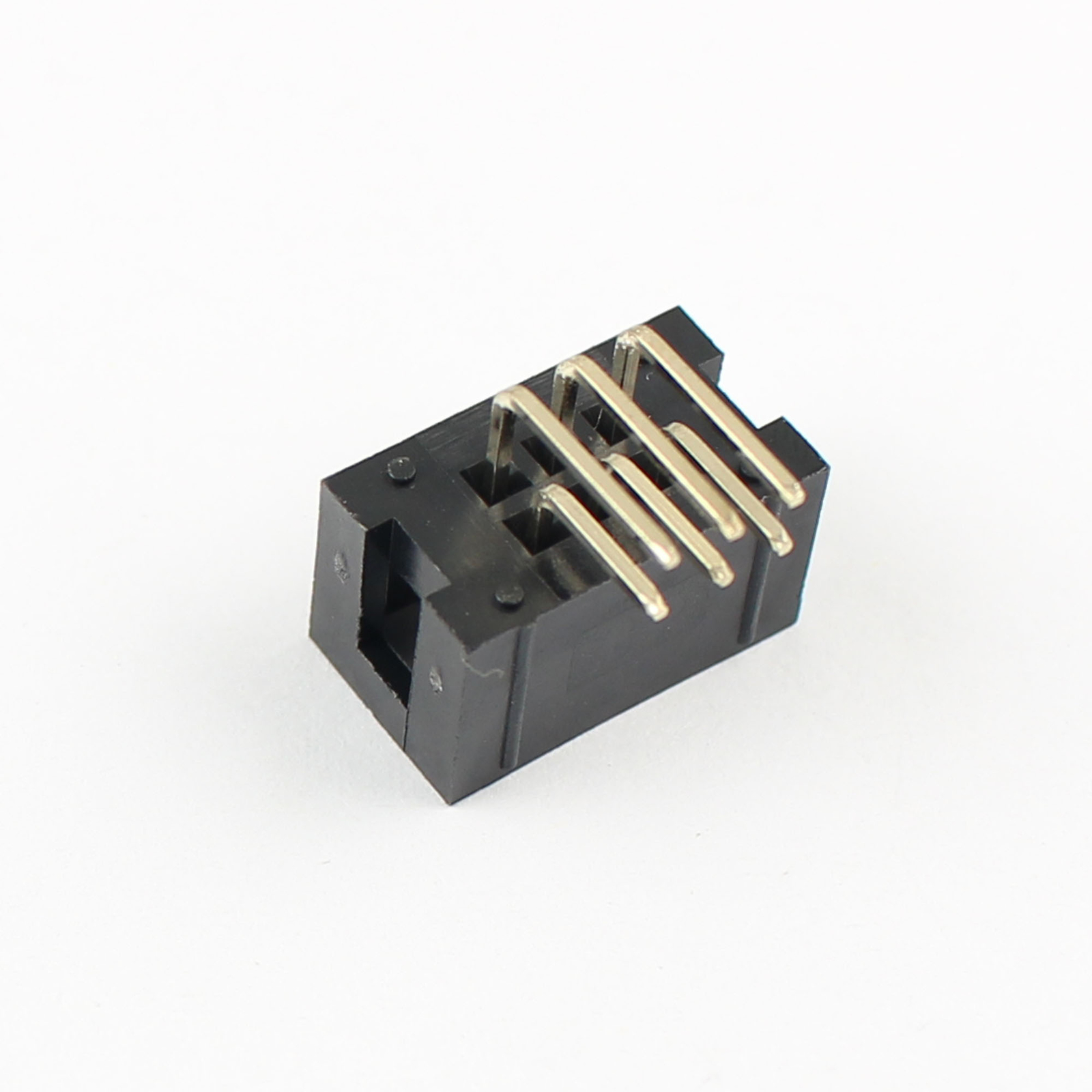 200Pcs 2.54mm 2x3 Pin 6 Pin Right Angle Male Shrouded IDC Box Header ...
