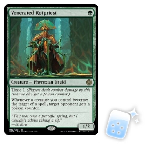 VENERATED ROTPRIEST Phyrexia: All Will Be One ONE Magic MTG MINT CARD ...