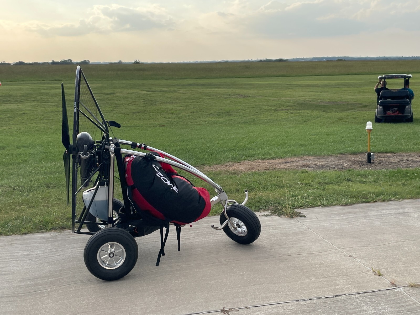 TrikeBuggy Mini-Bullet PPG Trike - With Gravity Zero Narrow 4" Wheels ...