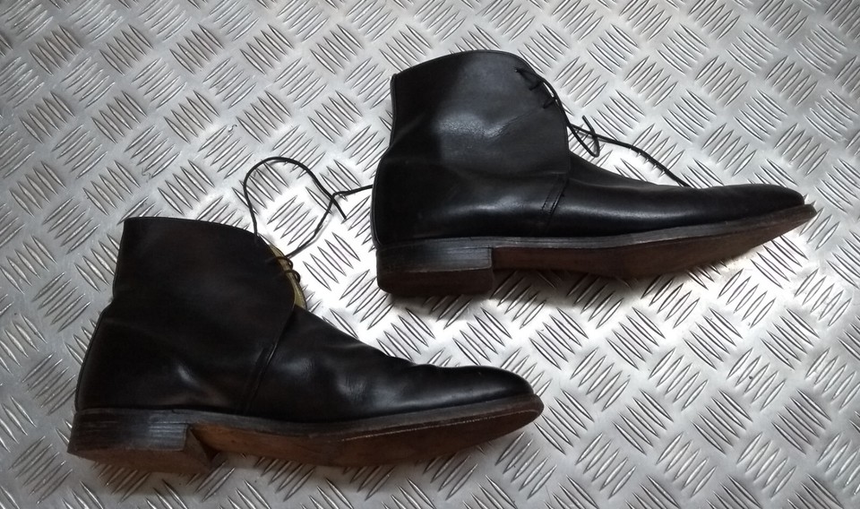 Officers George Boots British Black Leather Army Ceremonial & Parade ...