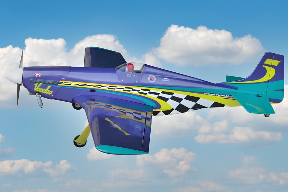 RC Airplane Aircraft Air Racer Nexa P51 Mustang Voodoo 1580mm 62 ...