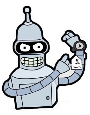 Bender Robot Sticker Decal funny bar | eBay