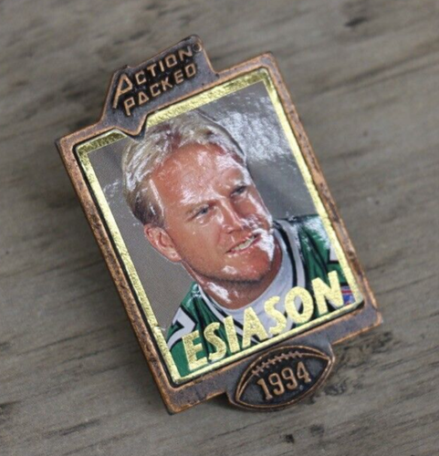 VINTAGE Action Packed NFL Badge of Honor 24KT Gold Plated Pins Limited ...