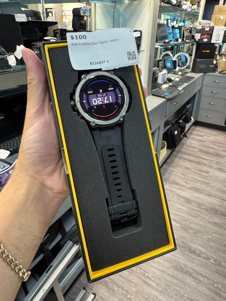 Alpha Gear Raptor Smartwatch For iOS/Android iPhone Black - Excellent ...