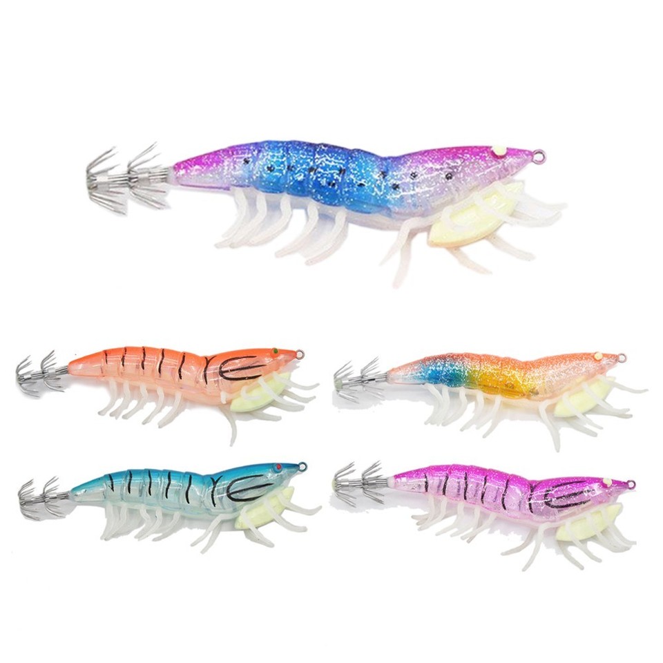 Egi Squid Jig 3D Scanned Details Soft Legs Movement Light Sinking ...
