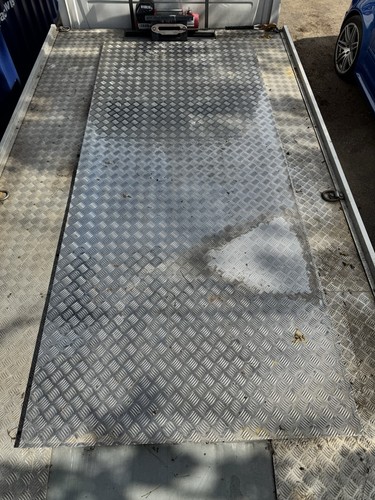 8x4 Aluminium Tread Plate Chequer 2500 x 1250 Ally Metal Sheets Checker ...