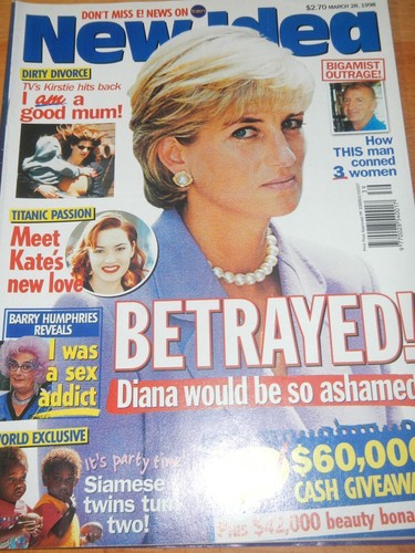 New Idea Magazine Heather Locklear~Kirstie Alley~Troy Dann~Paul Linda ...