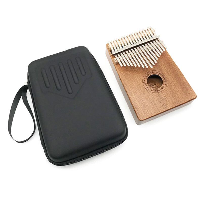 17-Tone Kalimba Thumb Thickened Kalimba Instrument Storage Case Kalimba ...
