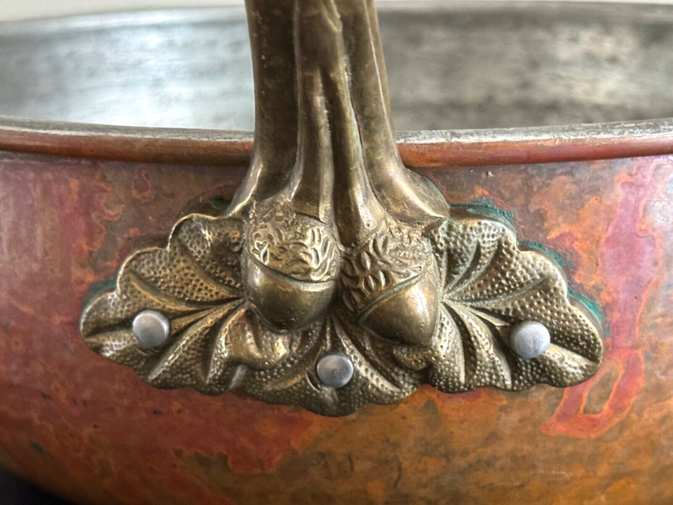 Ruffoni Italy Acorn Hammered Copper Sauce Saute Pan * | eBay