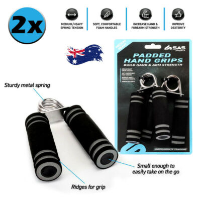 Hand Grips Squeeze Padded 2pk | eBay Australia