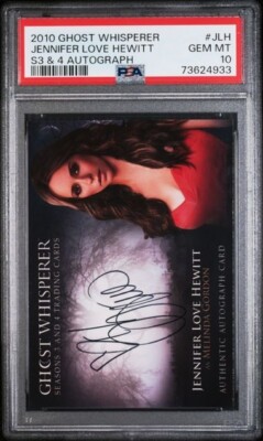 2010 Ghost Whisperer S3/4 Jennifer Love Hewitt JLH Autograph Auto 🔥PSA ...