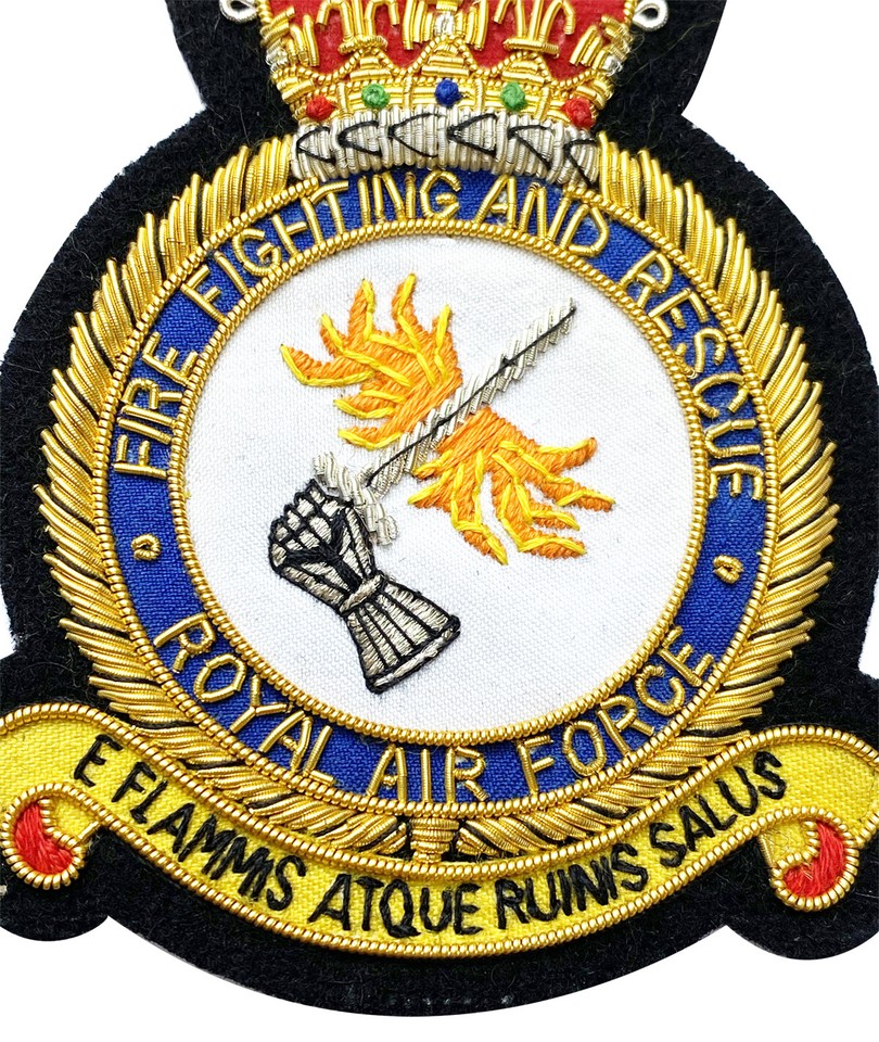 Royal Air Force Fire Fighting and Rescue Service Embroidered Blazer ...