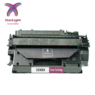 Black Toner Cartridge CE505X Compatible with Canon iSENSYS LBP251dw ...