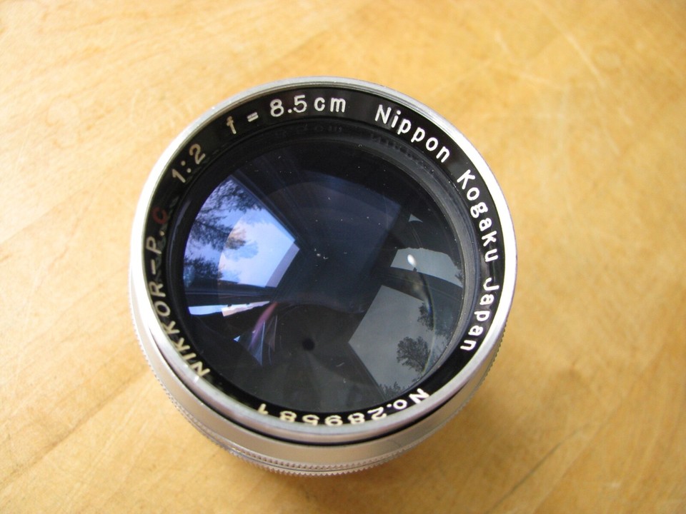 Nippon Kogaku Nikon 85mm 8.5cm Nikkor-P.C f/2 Lens Leica M39 L39 LTM ...