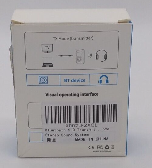 Visible wireless audio adapter Bluetooth 5.0 transmitter receiver for ...