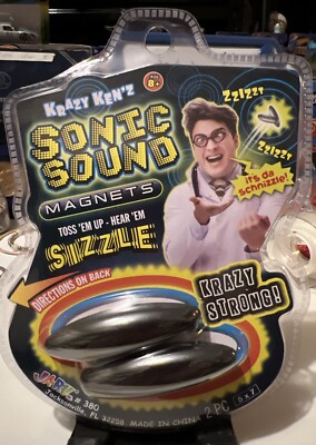 KRAZY KEN'Z SONIC SOUND TOSS 'EM UP - HEAR 'EM SIZZLER MAGNETS TOY AGES ...