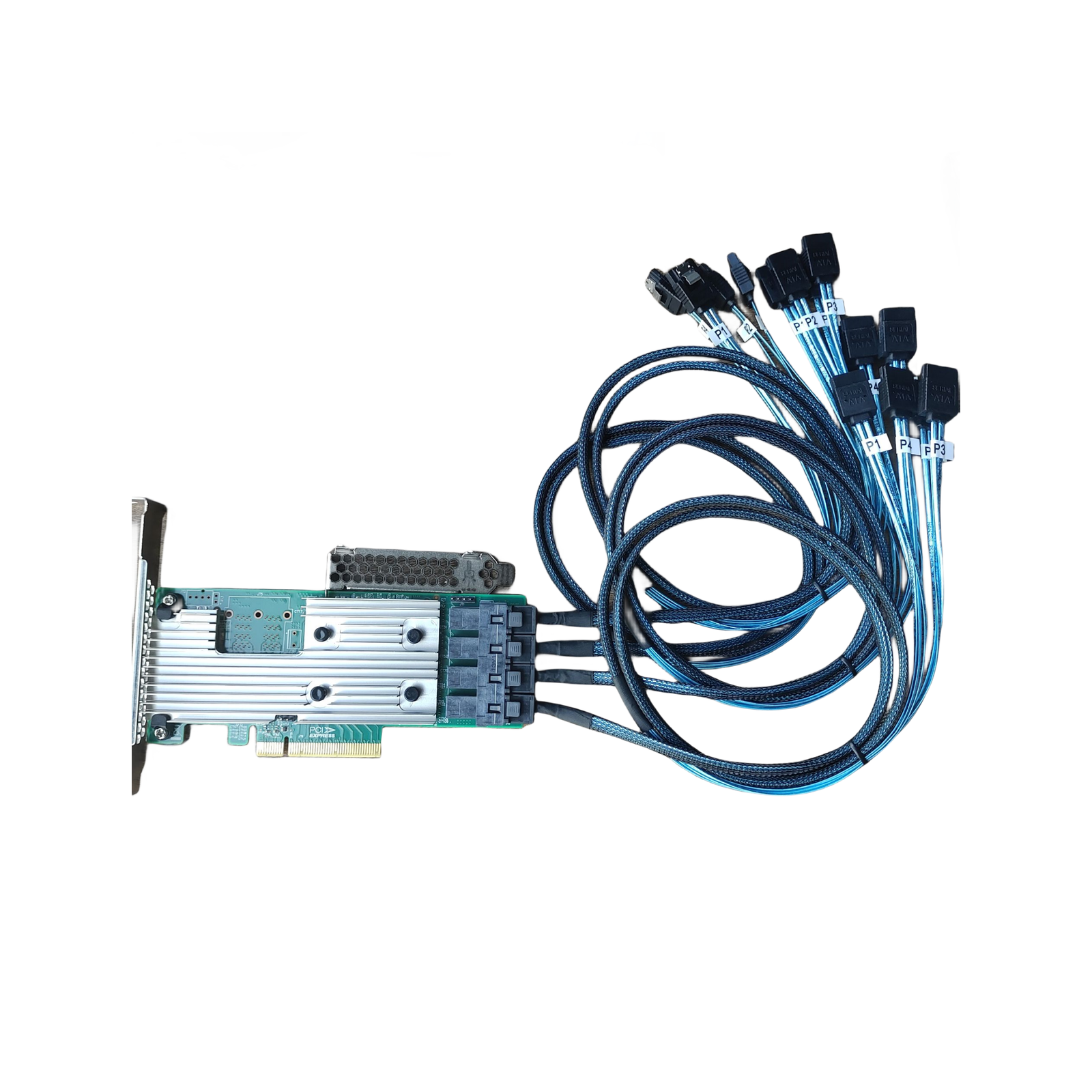 LSI 9305-16i SATA SAS 12Gbs RAID Controller PCIe 3.0 x8 IT-Mode 4* 8643 ...