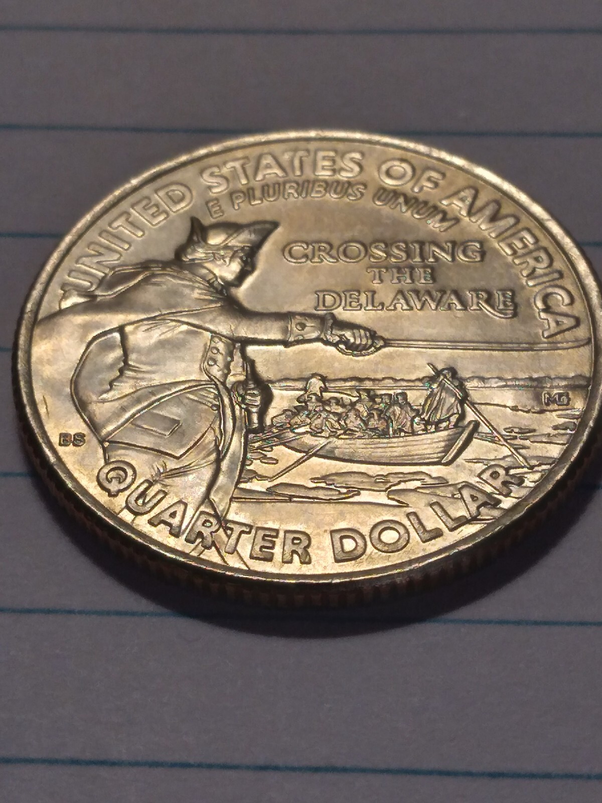 2021 P Crossing The Delaware Error Quarter- DDO DDR | eBay