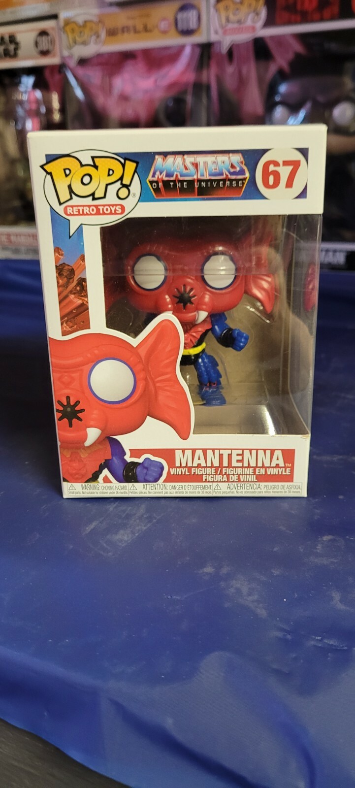 Funko Pop! Retro Toys Masters of the Universe MANTENNA #67 Vinyl Figure ...