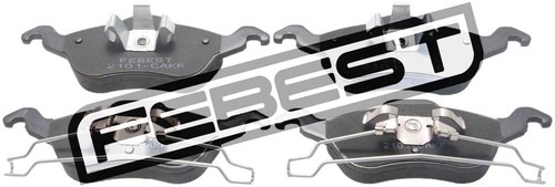 Pad Kit, Disc Brake, Front Fits Ford 1075558, 1107697, 1136519, 1151049 ...