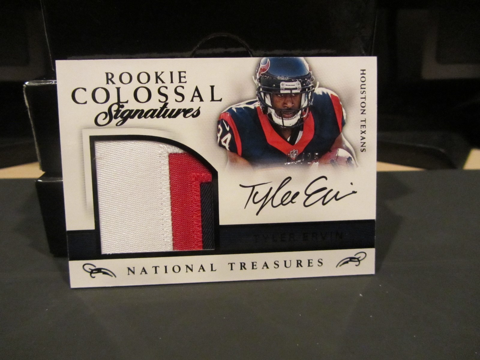 National Treasures Parallel Autograph Jersey Texans Tyler Ervin 07/25 ...