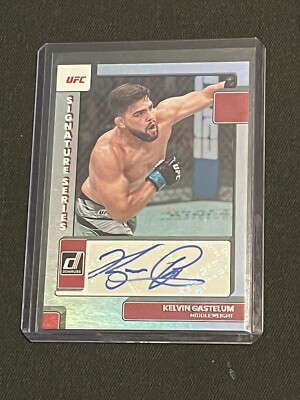 2023 Donruss UFC Kelvin Gastelum Auto Silver Signature Series SG-KGS | eBay