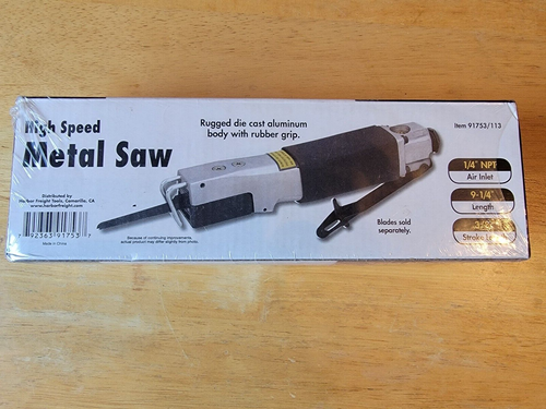 Central Pneumatic Metal High Speed Saw, New Never opened package model ...