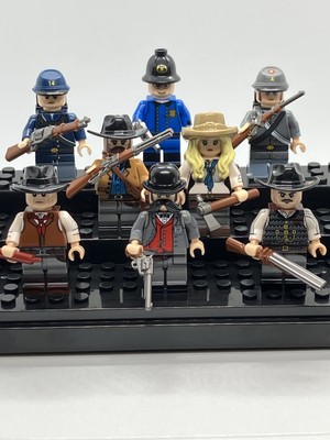 Custom Red Dead Cowboy Western Outlaw Mini Figure Set Of 8 | eBay