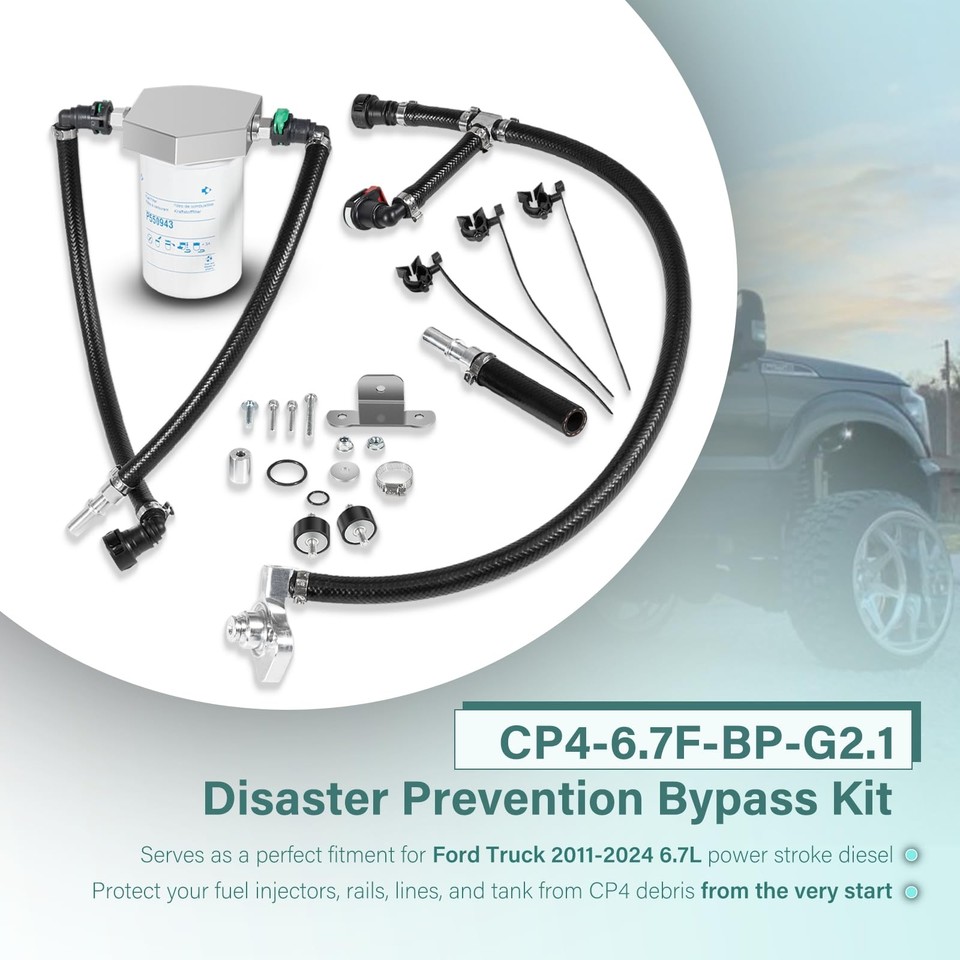 CP4 Disaster Prevention Bypass Kit For Ford F-250 F-350 F-450 F-550 6 ...