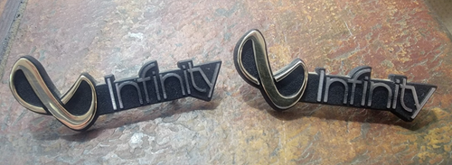 Infinity Badges Logos Emblems / Listing is for the Pair / Excellent ...