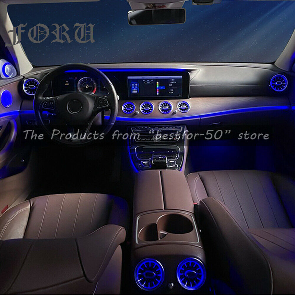 8PCS AC Vent Ambient Light For Mercedes Benz E-Class W213 2016-2023 64 ...