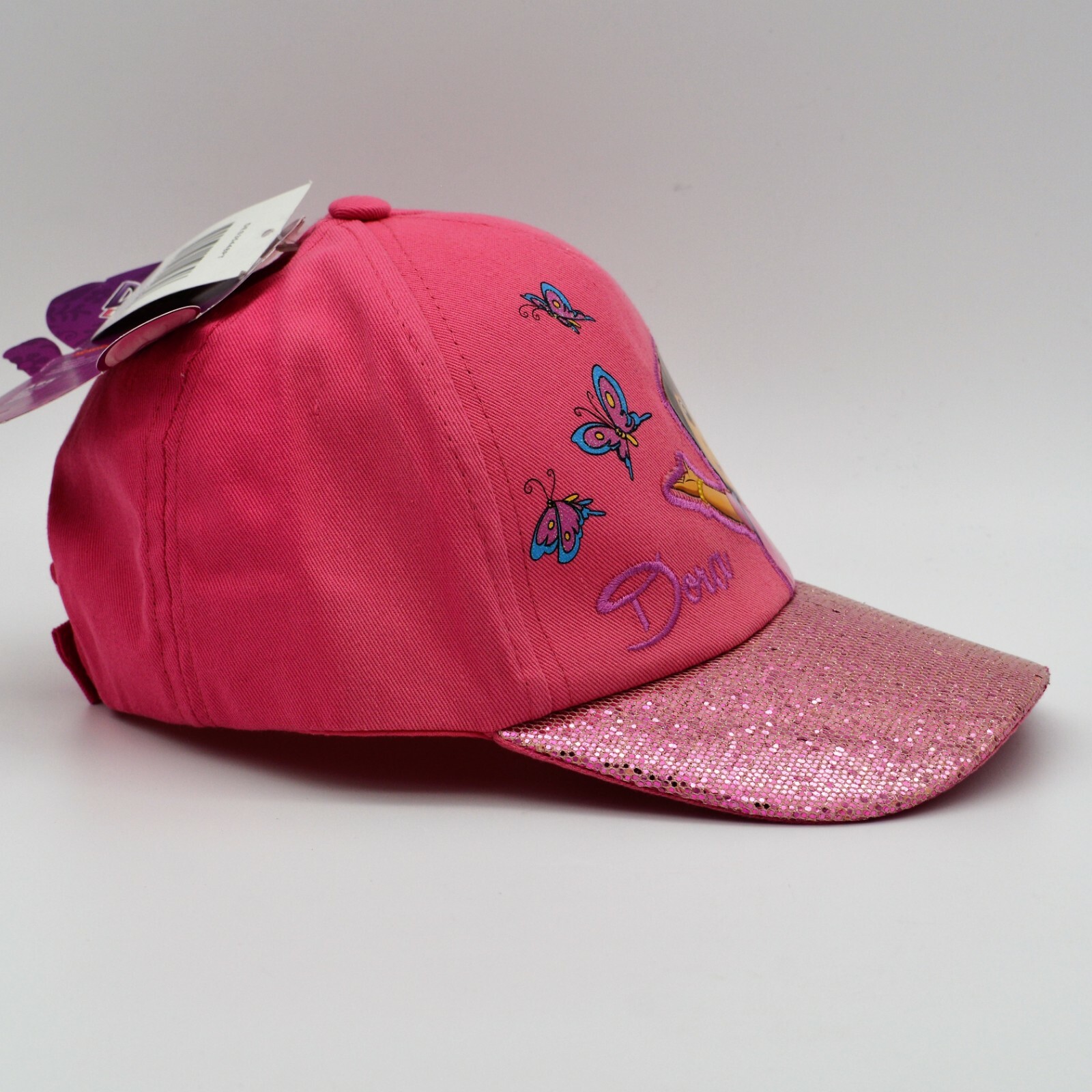 Nickelodeon Dora the Explorer Adjustable Toddler Hat Cap Pink Bling ...