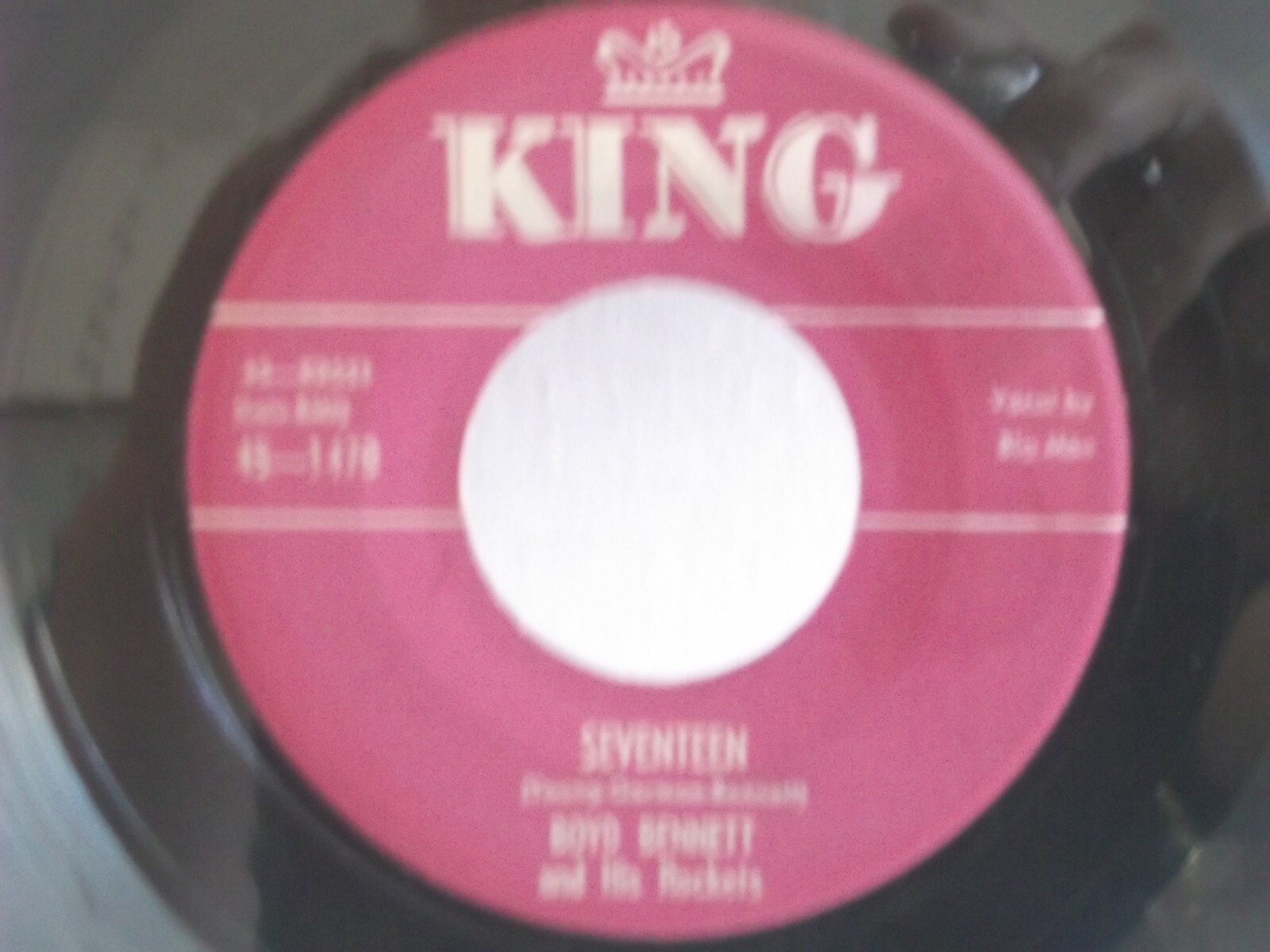 Boyd Bennett & His Rockets,King 1470,"Seventeen",US,7" 45,maroon labels ...