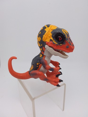 Dinosaur Untamed Raptor by Fingerlings Blaze Orange Interactive ...