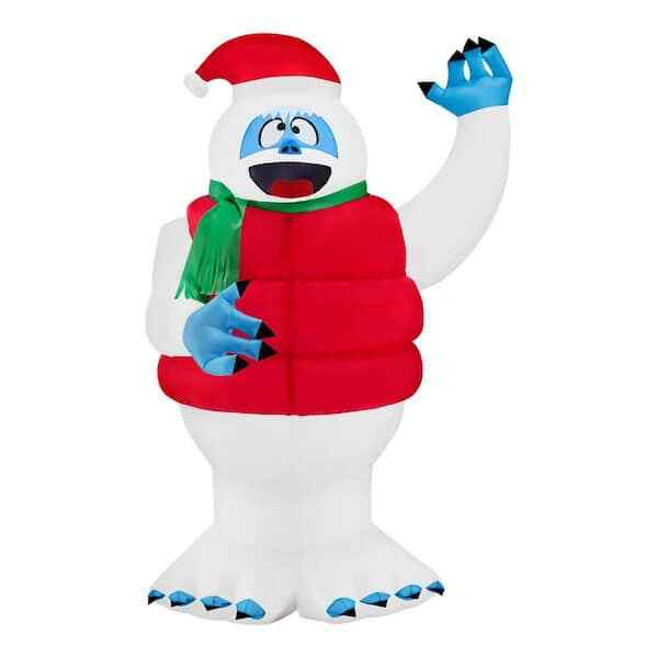 Gemmy Rudolph 6 ft Bumble in Red Puffer Vest Holiday Inflatable | eBay
