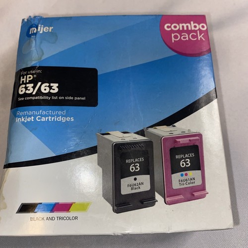 Meijer Brand HP 63/63 Combo Back Inkjet Cartridges | eBay