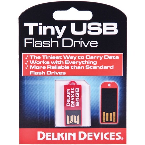 Delkin Devices 64 GB Tiny USB Flash Drive DDTNYUSB-64GB NEW in Package ...