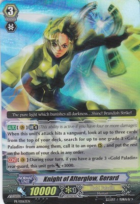 Cardfight Vanguard Knight of Afterglow Gerard | eBay