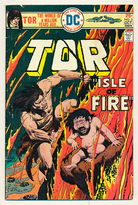 DC Comics TOR Issue #3 Comic Book Isle of Fire! Joe Kubert Art 5.0 VG ...