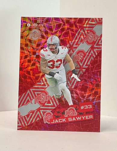 2024 Onit JACK SAWYER Ohio State Holofoil Sticker Design Rare SSP Pack ...